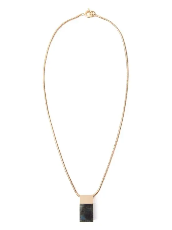 Isabel Marant Avery Stone Pendant Necklace