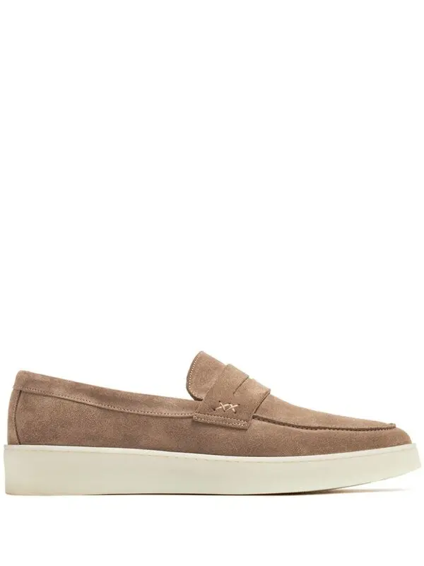 FORSA Armando Suede Loafers - Neutrals