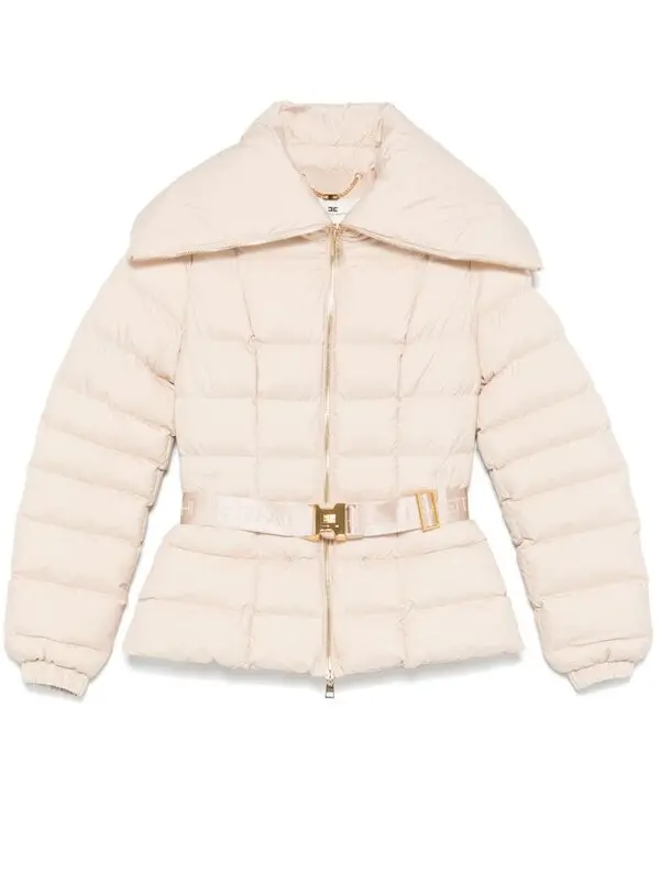 Elisabetta Franchi Padded Jacket - Neutrals