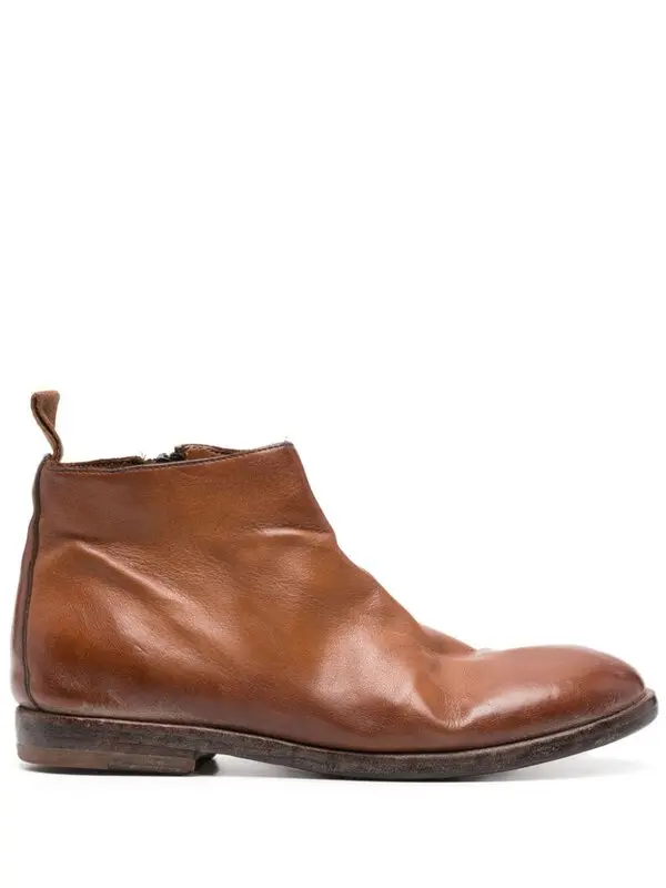 Moma Distressed Leather Boots