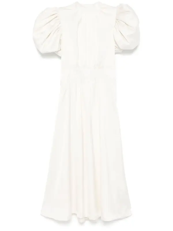 Remain Birger Christensen Satin Midi Dress - Neutrals
