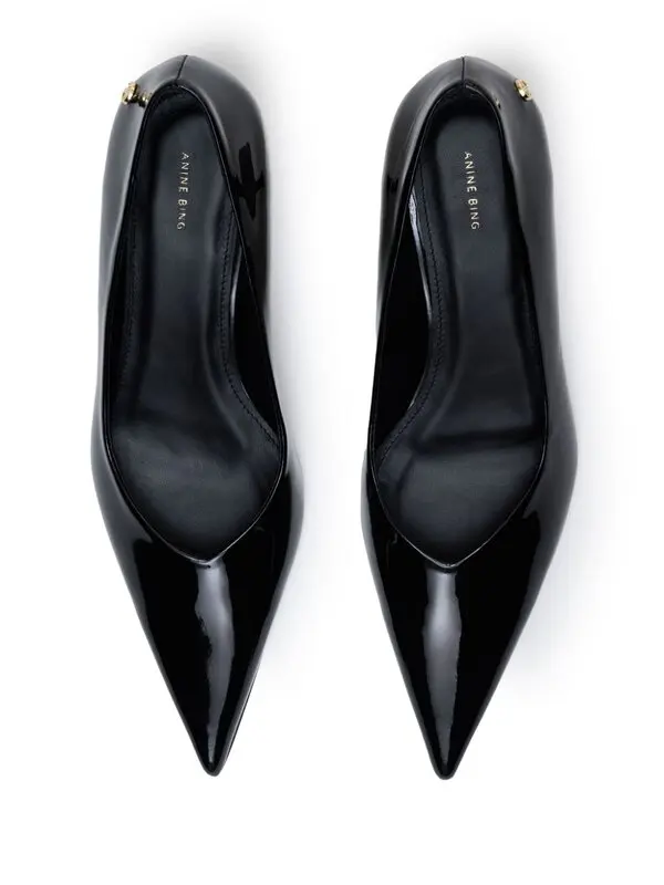 ANINE BING 50mm Hilda Pumps - Black
