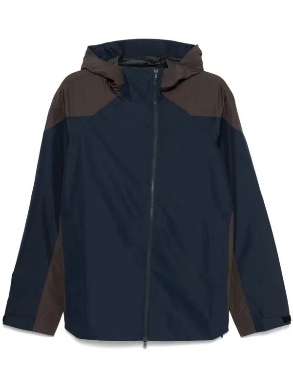 J.L-A.L Colour-block Windbreaker - Blue037 - Obsidian Blue