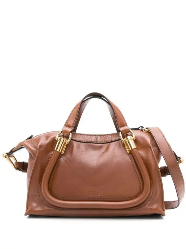 Chloé Small Paraty 24 Shoulder Bag - Brown
