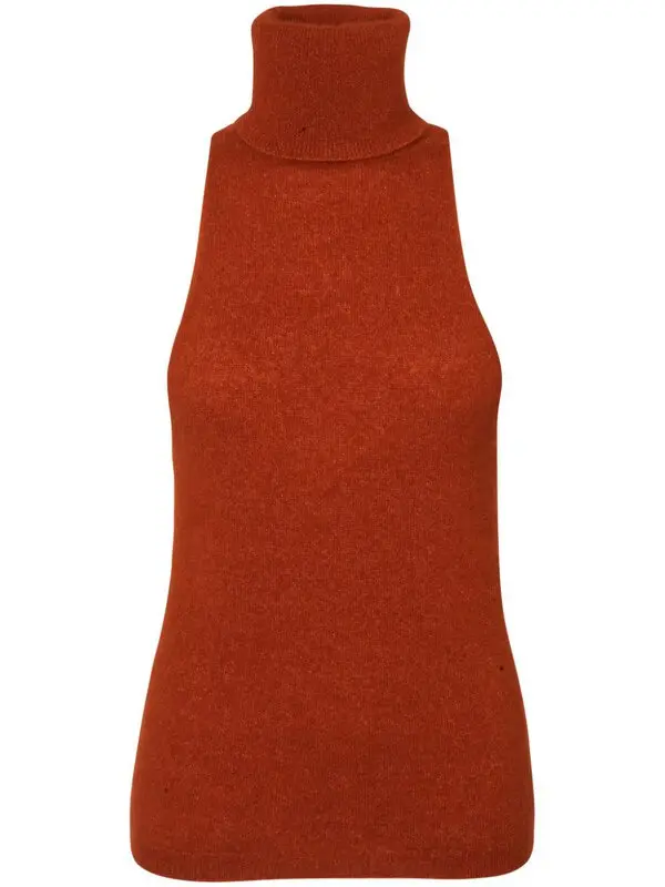 Cashmere In Love Frances Knitted Top - Red