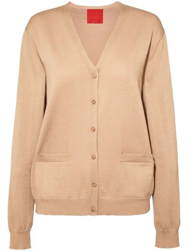 Cashmere In Love Quinn Cardigan - Brown