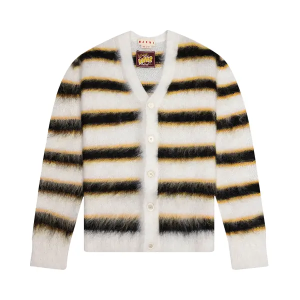 Marni Mohair And Wool Blend Cardigan