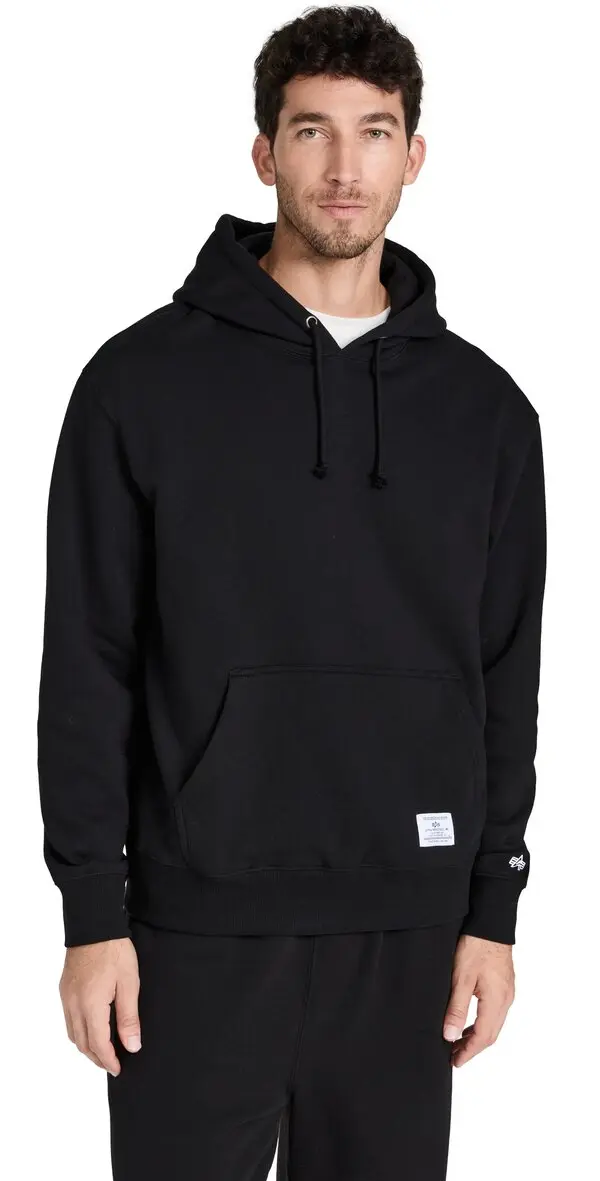 Alpha Industries Essential Hoodie - Black