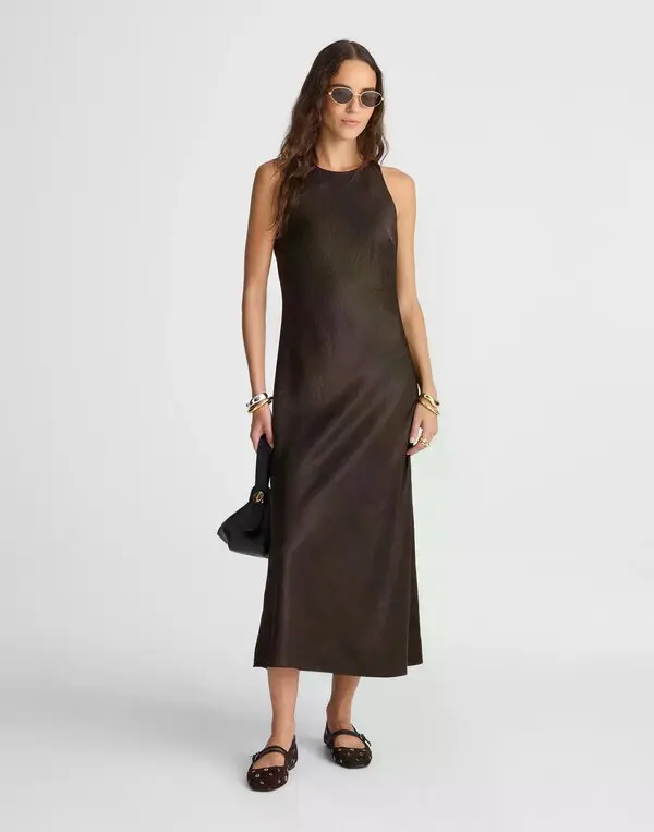 Madewell Sleeveless Maxi Dress - Black Walnut