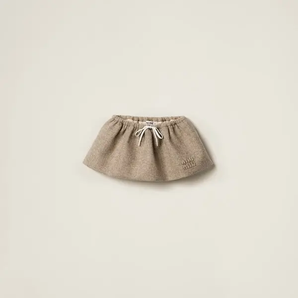 Miu Miu Chevron Miniskirt