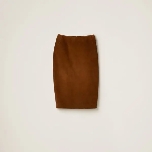 Miu Miu Suede Skirt
