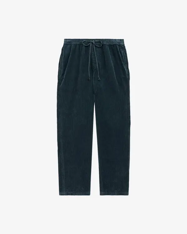 Isabel Marant Nirlen Corduroy Pants - Storm Blue