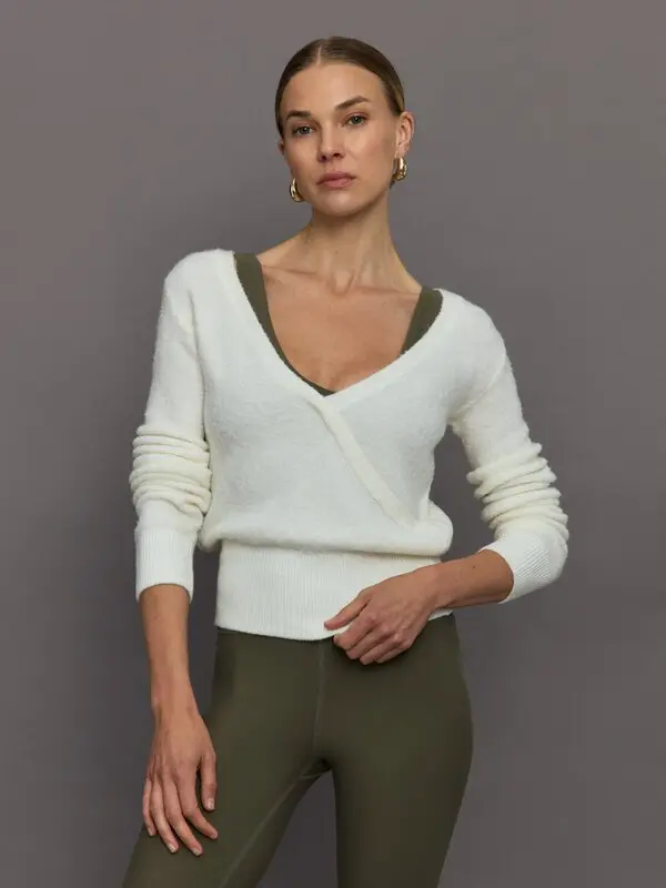 Carbon38 Reversible Boucle Sweater