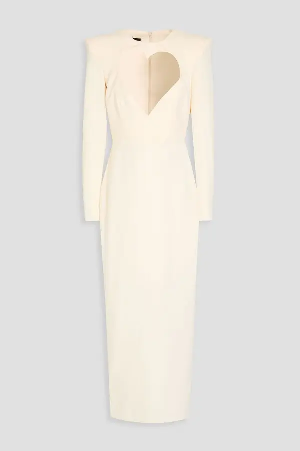 Alex Perry Monroe Cutout Crepe Midi Dress