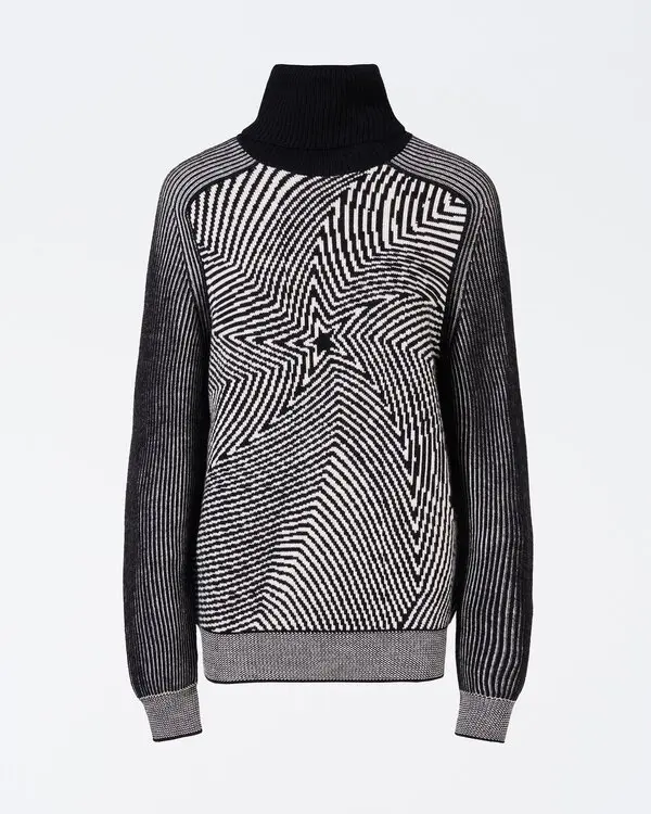 Perfect Moment Star Turtleneck - Black