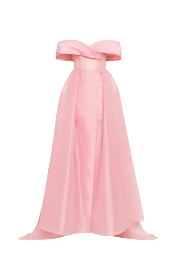 MILLA Sophisticated Off-the-shoulder Maxi Dress