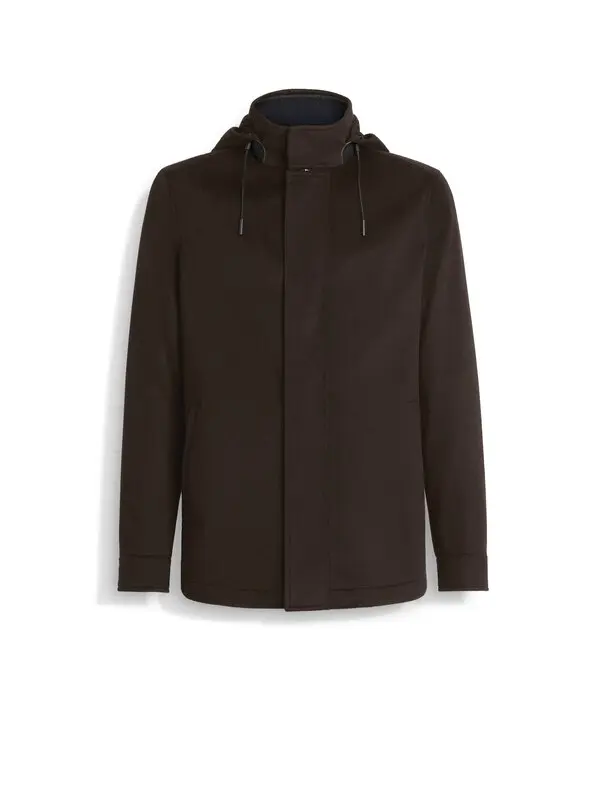 Zegna Oasi Cashmere Elements Cima Overjacket - Dark Brown