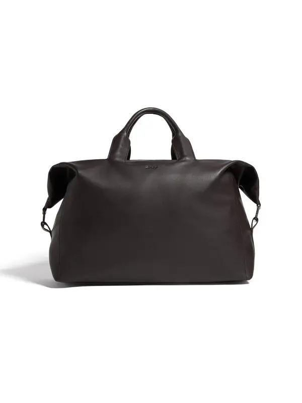 Zegna Secondskin Holdall Raglan - Dark Brown
