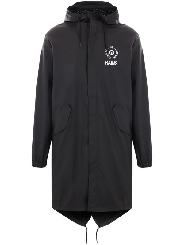 Rains X 10 Corso Como Printed Hooded Raincoat