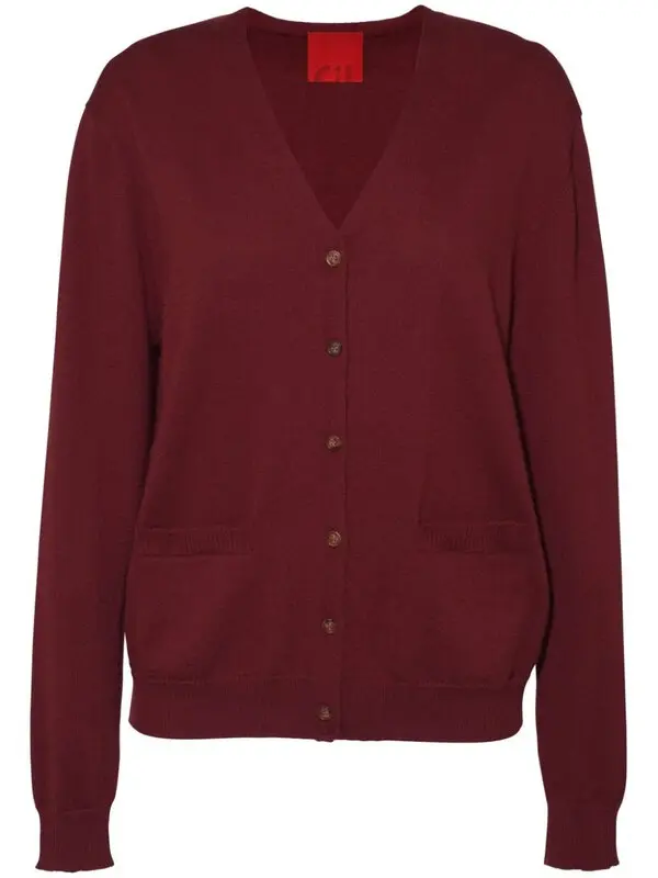 Cashmere In Love Quinn Cardigan - Red