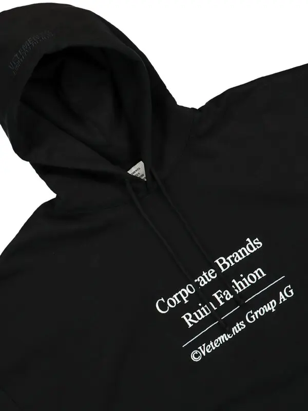 Vetements Logo Print Sweatshirt