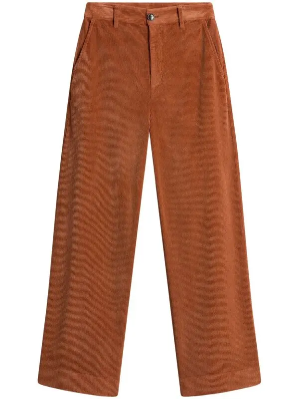Woolrich Corduroy Straight-leg Trousers - Orange