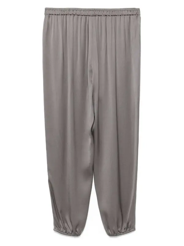 Giorgio Armani Silk Tapered Trousers