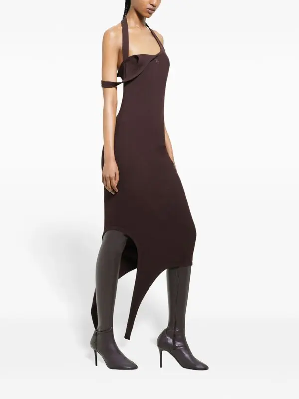 COURREGES Undressed Dress - Brown