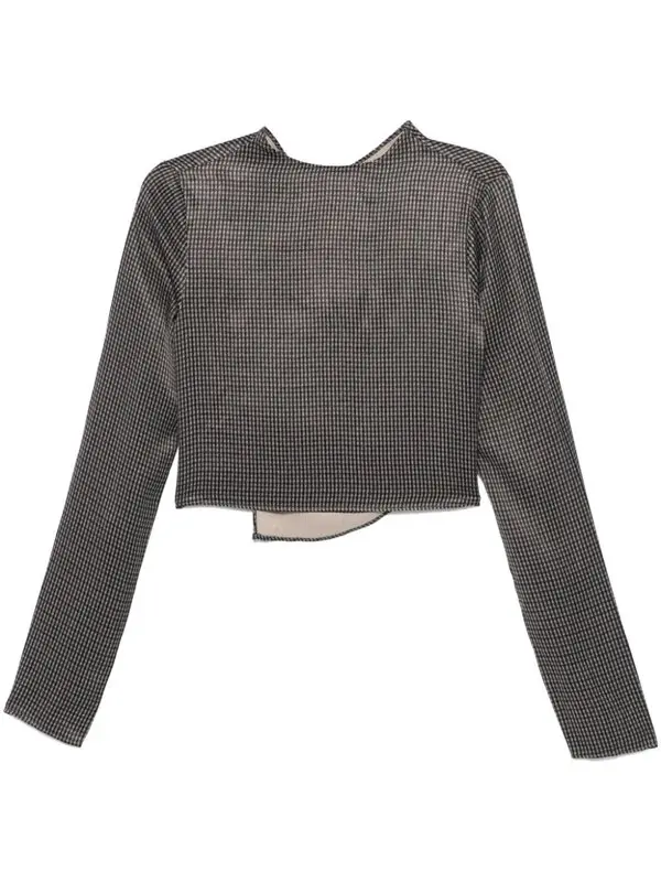 Remain Birger Christensen Checked Draped Shirt