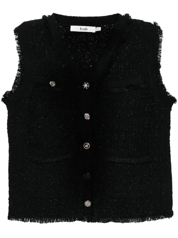B+AB Button-up Cardigan Vest