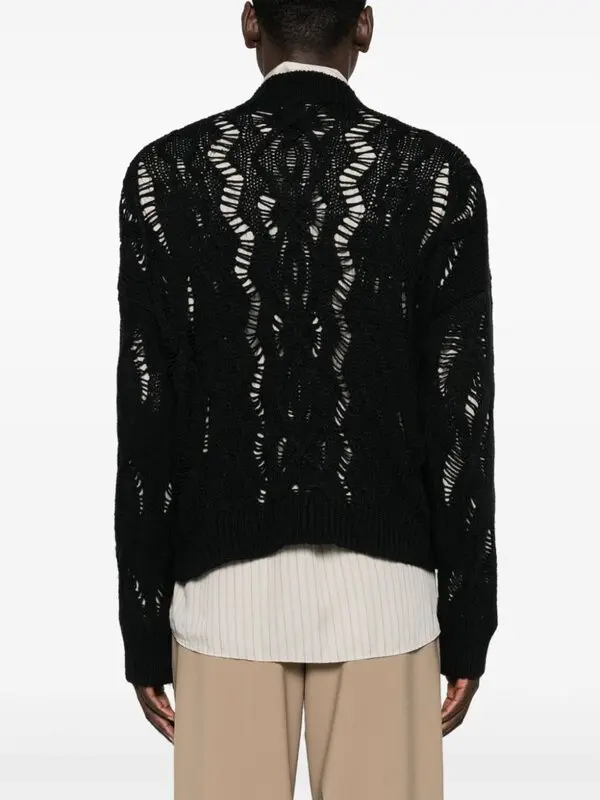 Our Legacy Cable Knit Sweater - Black