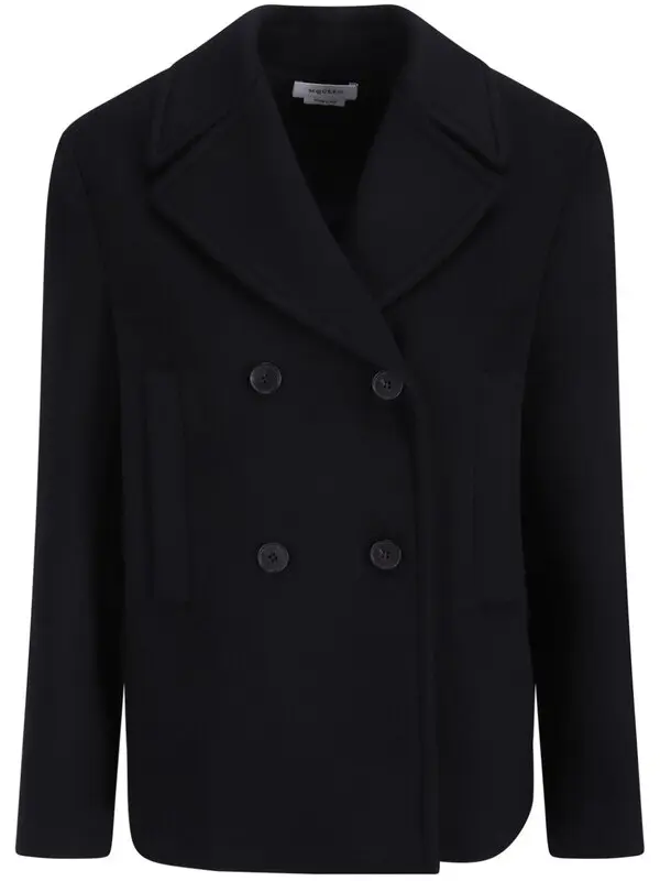 Alexander McQueen Wool Felt Pea Coat