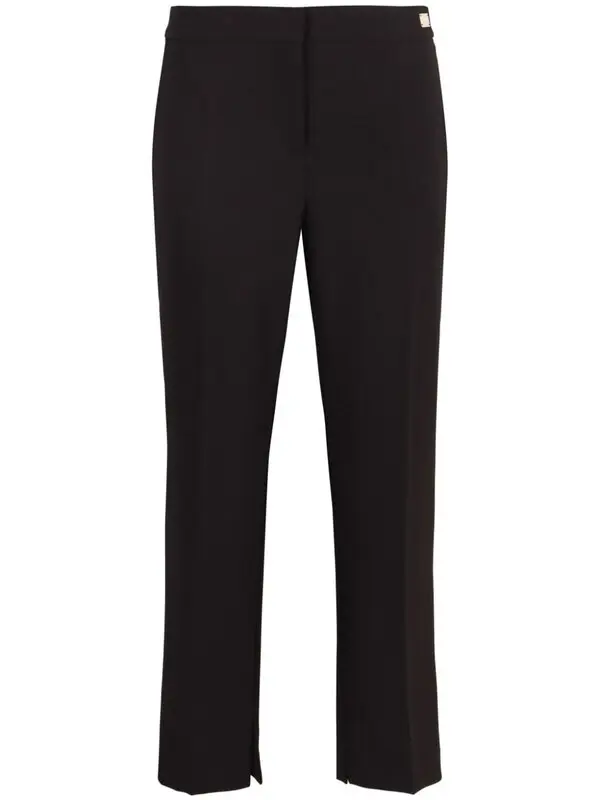 Elisabetta Franchi Slit-detail Crepe Trousers