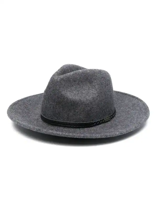 Barbour Tack Fedora Hat - Grey | Editorialist display picture 3