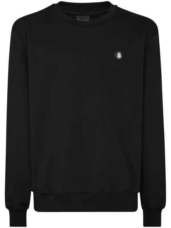 BILLIONAIRE Logo-plaque Sweatshirt - Black