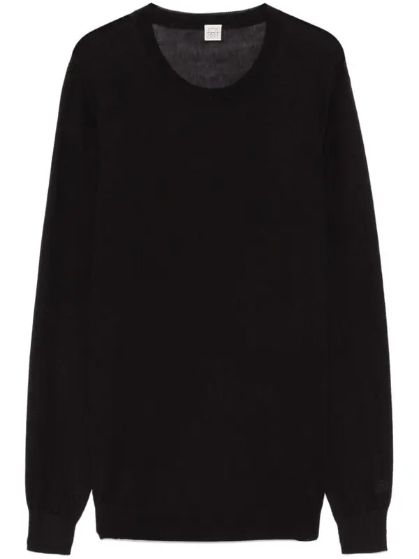 TOTÊME Fine-knit Sweater - Black