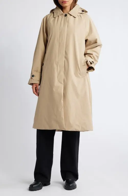 SAVE THE DUCK Zoey Water Repellent Coat - Stardust Beige