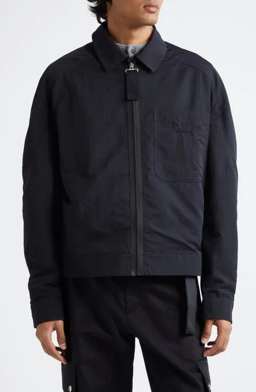 Jacquemus Le Blouson Linu Canvas Jacket - Black
