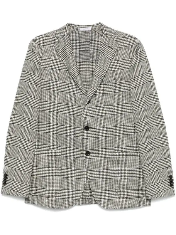 Boglioli Prince Of Wales Check-pattern Blazer