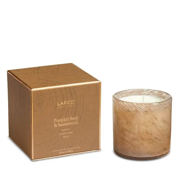 LAFCO Pumpkin Seed & Sandalwood Signature Candle, 15.5 Oz