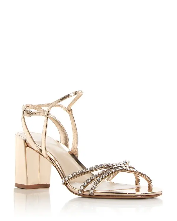 ALEXANDRE BIRMAN Ray Embellished Sandals - Golden
