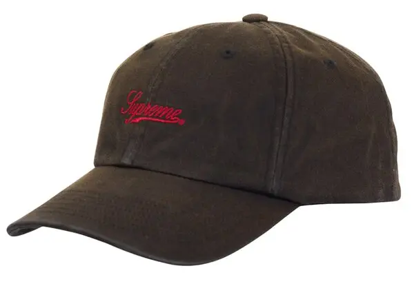 Supreme Bleached Chino 6-panel Cap - Black