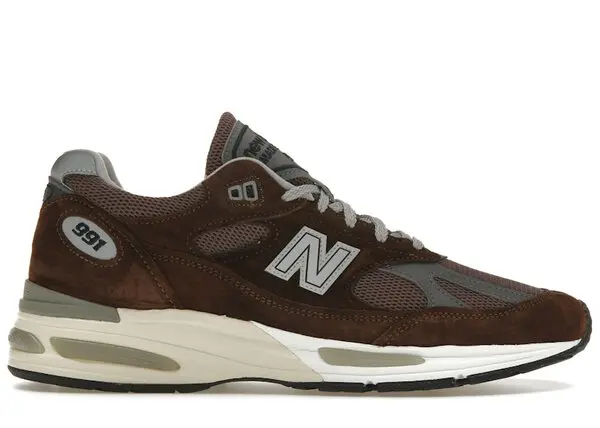 NEW BALANCE 991v2 Miuk Sneakers - Pinecone/brown/smoked Pearl