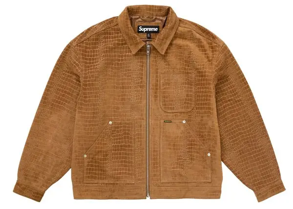 Supreme Suede Work Jacket - Croc