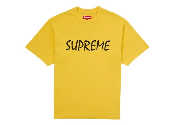 Supreme Ftp Short Sleeve Top - Yellow