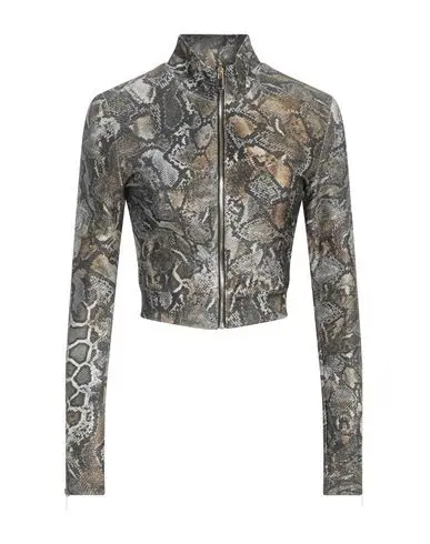 Just Cavalli Snakeskin Print Crop Top