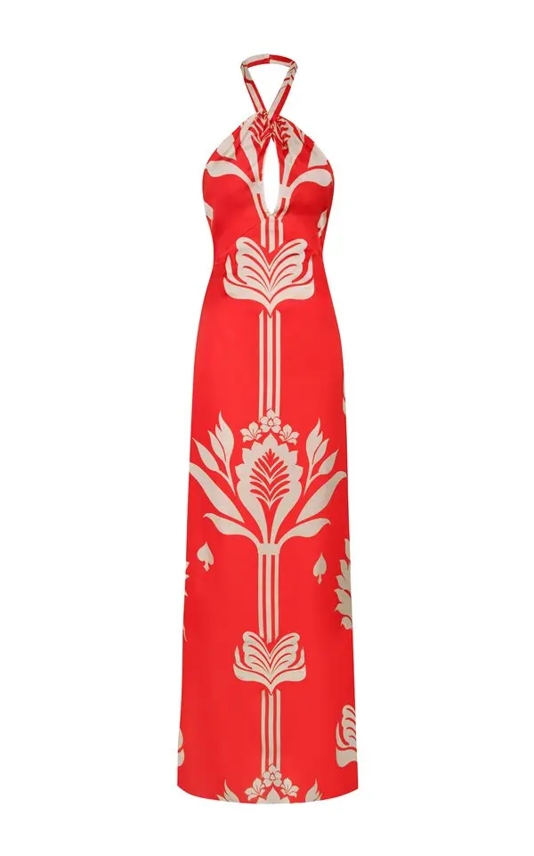 ANDRES OTALORA Gracia Printed Maxi Dress