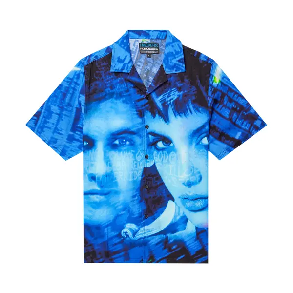 PLEASURES Virus Rayon Button Down