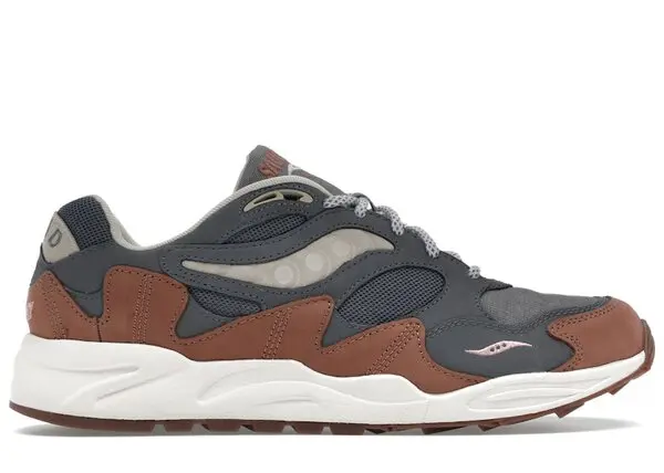 Saucony Grid Shadow 2 Secure Packin Sneakers - Grey/brown