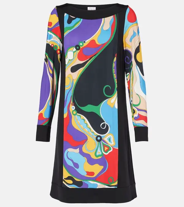 Emilio Pucci Orchidee Shift Dress - Multicoloured